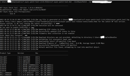 Using the VMware Cloud Foundation (VCF) Async Patch Tool Offline and Uploading to SDDC Manager ...