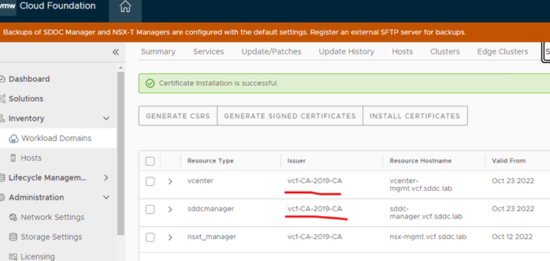 Install Externally Signed Ca Certificates On Esxi Hosts In Vmware Cloud Foundation Vcf