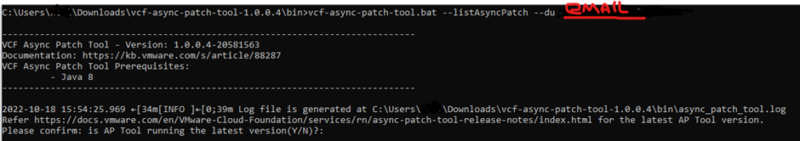 Using The Vmware Cloud Foundation Vcf Async Patch Tool Offline And